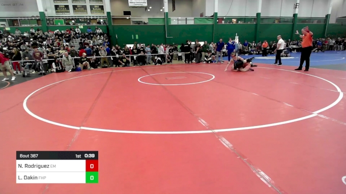 124 lbs Consi Of 32 #2 - Nicolas Rodriguez, East Meadow vs Luke Dakin ...