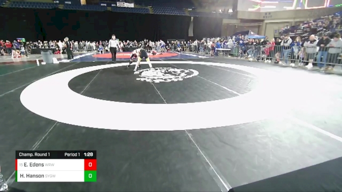 102 lbs Champ. Round 1 - Easten Edens, Wrestling Rhinos Wrestling Club ...