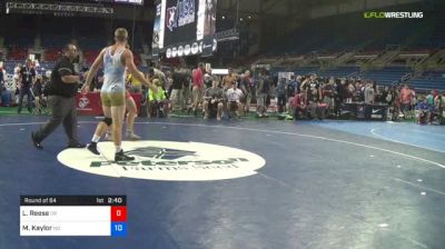 195 lbs Round Of 64 - Loudyn Reese, Oregon vs Matthew Kaylor, North Dakota