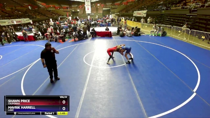 100 lbs 1st Place Match - Shawn Price, California vs Mavrik Harrell, LAWC