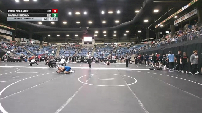 157 lbs Champ. Round 1 - Coby Vollmer, Central Christian College (KS ...