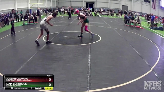 126 lbs 1st Place Match - Joseph Calvano, Lake Mead Christian Academy ...