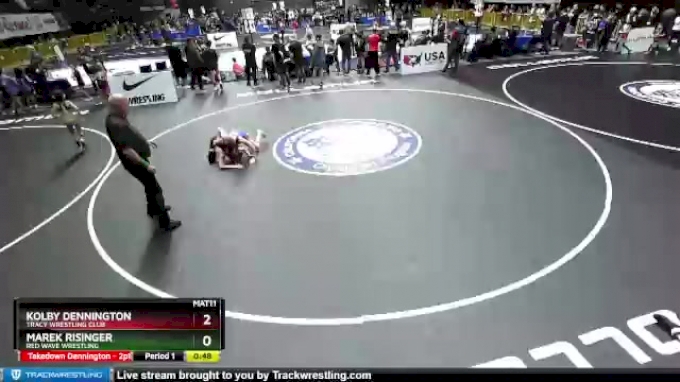 108 lbs Semifinal - Marek Risinger, Red Wave Wrestling vs Kolby ...