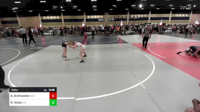 83 lbs 3rd Place - Anzor Archvadze, Savage House WC vs Rhyden Hicks, Atc