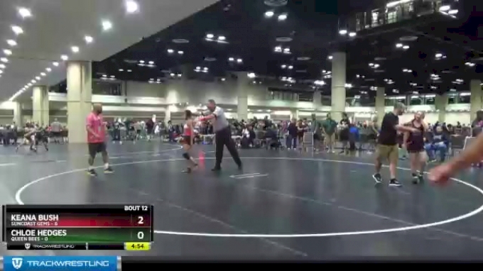 107 lbs Round 3 (10 Team) - Chloe Hedges, Queen Bees vs Keana Bush ...