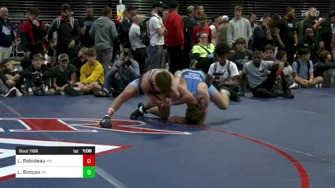 138 lbs Semifinal - Landon Robideau, MN vs Luke Simcox, PA