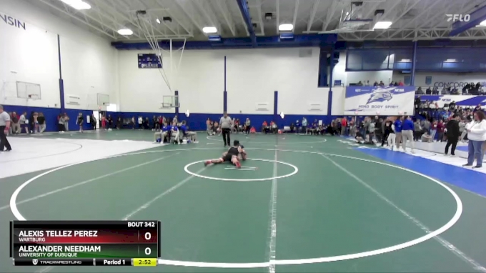 133 lbs Cons. Round 2 - Alexis Tellez Perez, Wartburg vs Alexander ...