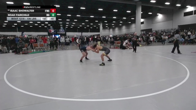 106 lbs Cons. Rd Of 64 - Isaac Showalter, Fighting Farmers Wrestling ...