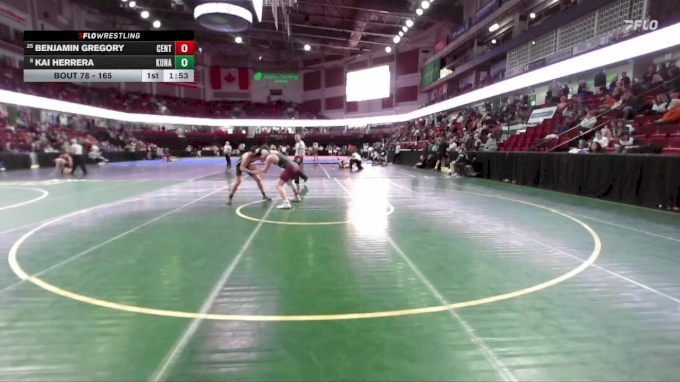 165 lbs Champ. Round 1 - Benjamin Gregory, Centennial vs Kai Herrera, Kuna