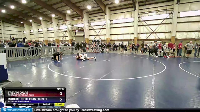 195 lbs Cons. Semi - Trevin Davis, Cougars Wrestling Club vs Robert ...