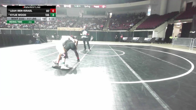 117 lbs 3rd Place - Leah Ben-Israel, UCF (W) vs Kylie Wood, Tarleton ...