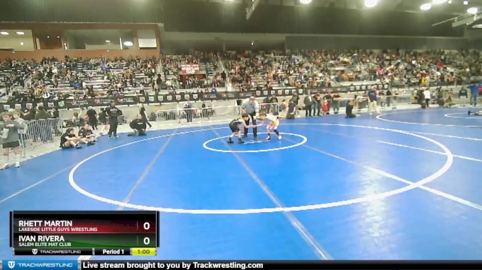 62 lbs Cons. Round 2 - Rhett Martin, Lakeside Little Guys Wrestling vs ...