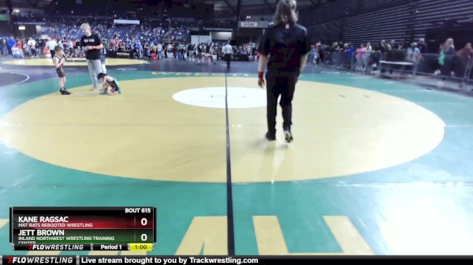 45 lbs Cons. Round 5 - Kane Ragsac, Mat Rats Rebooted Wrestling vs Jett ...