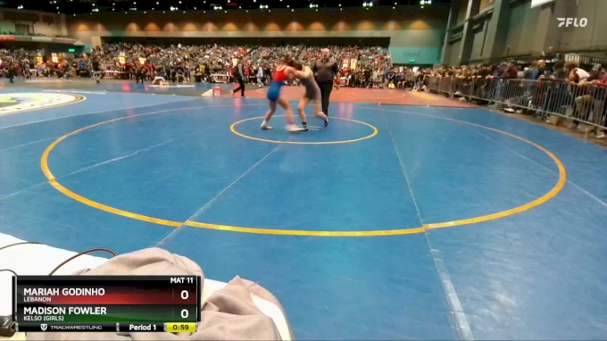 126 lbs Cons. Round 7 - Mariah Godinho, Lebanon vs Madison Fowler ...