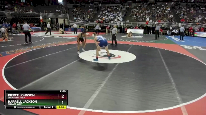Quarterfinal - Pierce Johnson, Creighton Prep vs Harrell Jackson ...