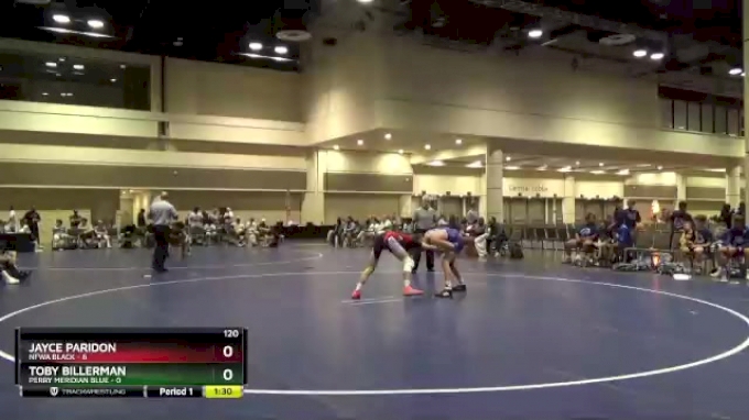 120 lbs Round 8 (10 Team) - Jayce Paridon, NFWA Black vs Toby Billerman ...