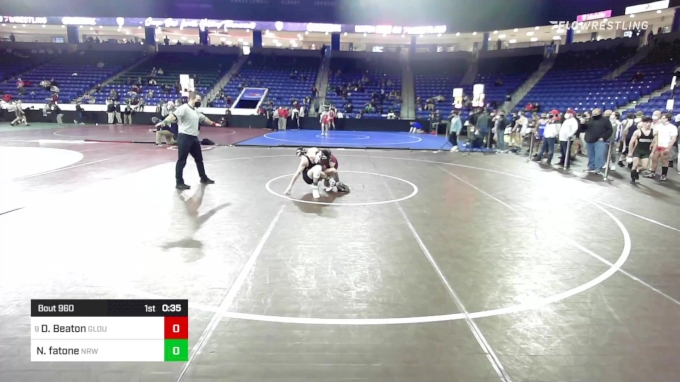 132 lbs Consi Of 8 #1 - Daniel Beaton, Gloucester vs Nick Fatone, Norwalk