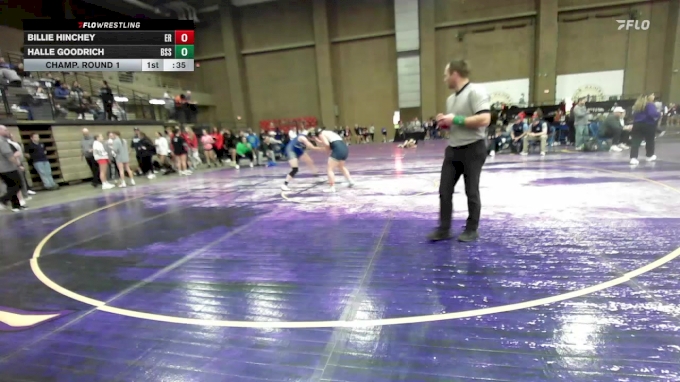 155A Champ. Round 1 - Billie Hinchey, El Reno vs Halle Goodrich, Blue ...