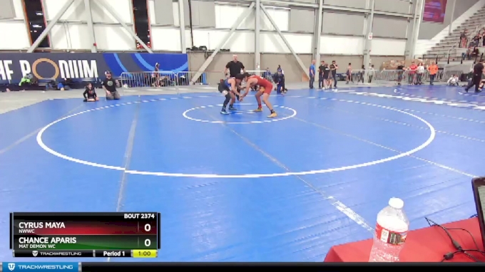 125 lbs 3rd Place Match - Cyrus Maya, NWWC vs Chance Aparis, Mat Demon WC