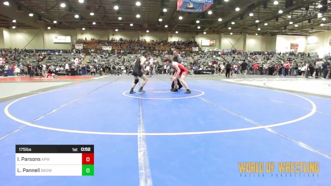 175 lbs Consi Of 16 #2 - Isaiah Parsons, All-Phase Wrestling vs Lucas ...