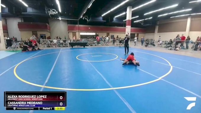 100 lbs Round 1 - Alexa Rodriguez Lopez, Hillcrest High School ...