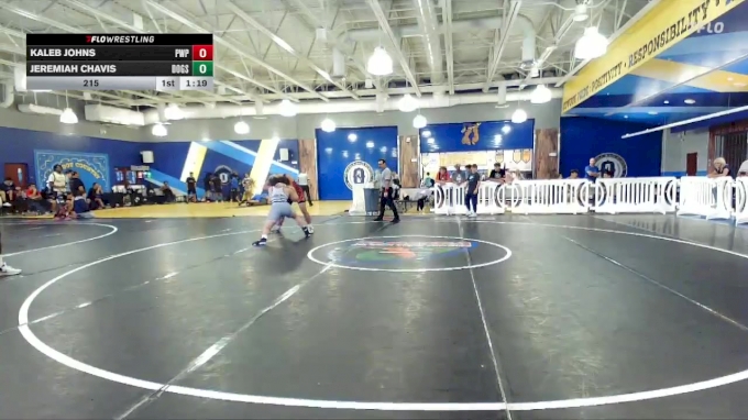 215 lbs Round 4 (8 Team) - Jeremiah Chavis, Alpha Dogs vs Kaleb Johns ...