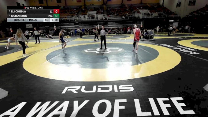 113 lbs Quarterfinal - Eli Chesla, Archbishop Spalding vs Julian Rios ...