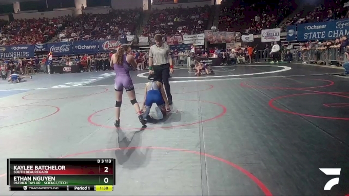D 3 113 lbs Champ. Round 1 - Ethan Nguyen, Patrick Taylor - Science ...