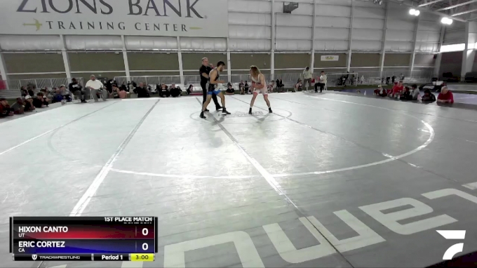 165 lbs 1st Place Match - Hixon Canto, UT vs Eric Cortez, CA