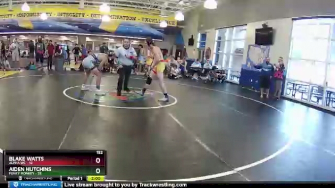 152 lbs Placement (16 Team) - Blake Watts, Alpha WC vs Aiden Hutchins ...