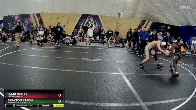 120 lbs Round 7 (8 Team) - Braxton Eason, Nashville Catholic vs Isaak ...
