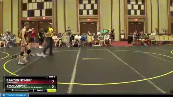 130 lbs Semifinal - Evan Cordrey, Connor McDonald Wrestling Academy vs ...