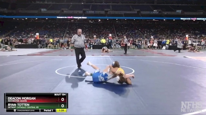 D1-106 lbs Quarterfinal - Deacon Morgan, Rochester Adams vs Ryan Totten ...