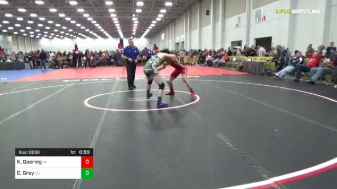 152 lbs Consi Of 16 #1 - Kamden Goering, IN vs Cole Gray, CO