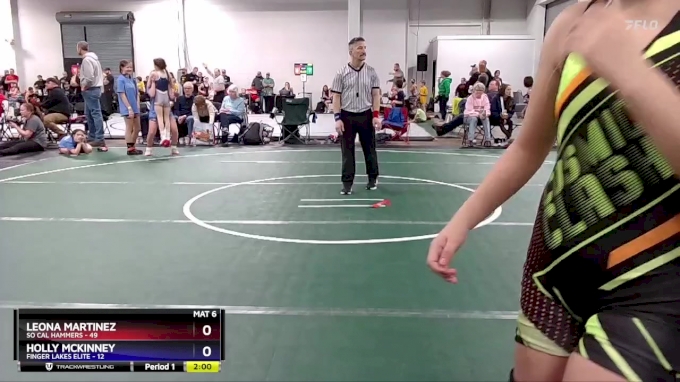 119 lbs Round 2 (6 Team) - Josie Perez, So Cal Hammers vs Angelina ...