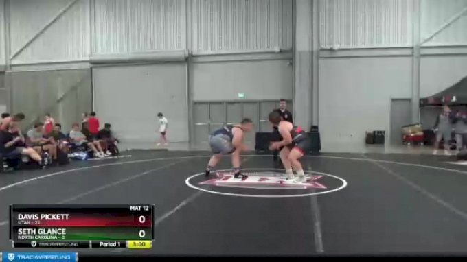 285 lbs Quarterfinals (8 Team) - Davis Pickett, Utah vs Seth Glance ...
