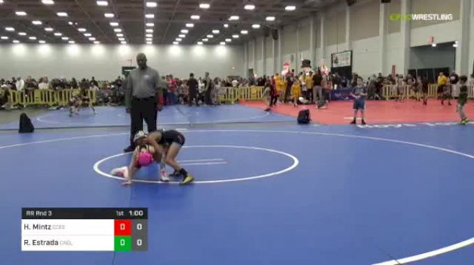 48 lbs Rr Rnd 3 - Hailey Mintz, East Coast Elite ES vs Robert Estrada ...