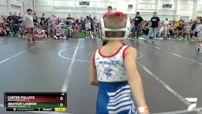 56 lbs Round 5 (8 Team) - Carter Pollock, Revolution Elite vs Grayson ...