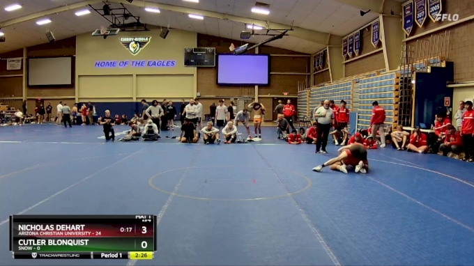 157 lbs Nicholas Dehart, Arizona Christian University vs Cutler ...