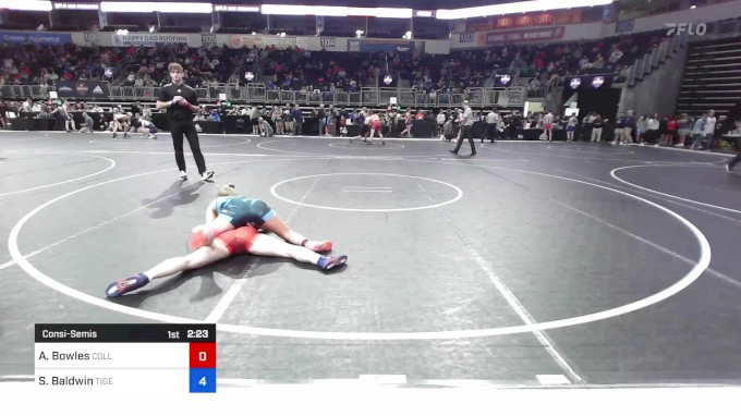 119.2-129 lbs Consolation - Anna Bowles, Collum Trained vs Sydnee ...