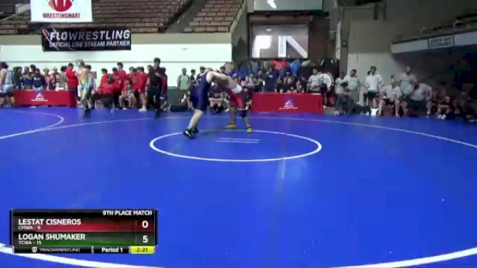 285 lbs Placement Matches (16 Team) - Lestat Cisneros, CMWA vs Logan ...