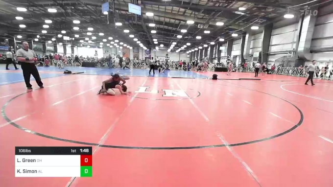 106 lbs Round Of 64 - Kiyan Simon, AL vs Luke Green, OH
