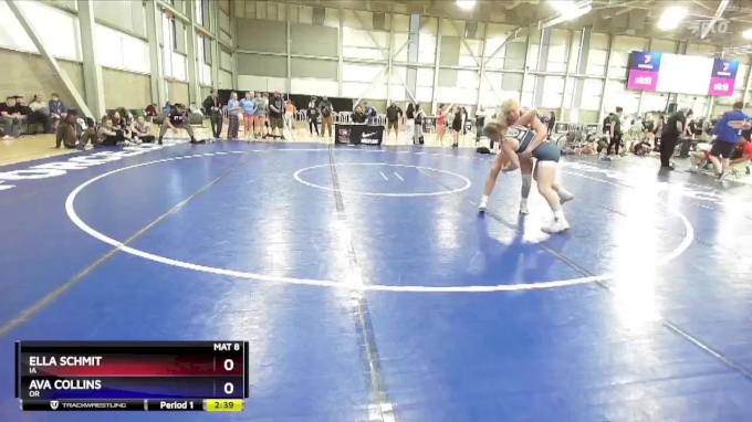 65 lbs Champ. Round 3 - Ella Schmit, IA vs Ava Collins, OR