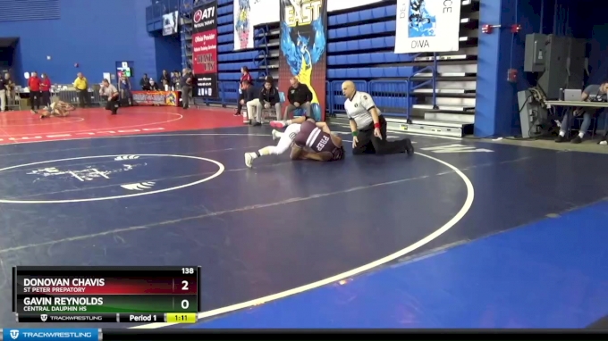 138 lbs Champ. Round 1 - Donovan Chavis, St Peter Prepatory vs Gavin ...