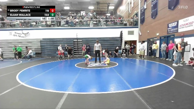 52 lbs 1st Place Match - Brody Femrite, Timberline Youth Wrestling vs ...