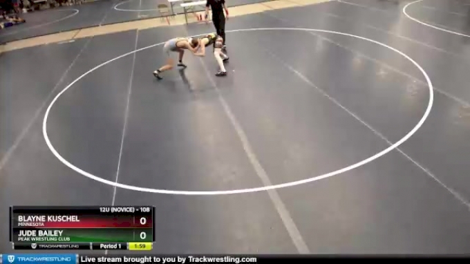 108 lbs Round 3 - Blayne Kuschel, Minnesota vs Jude Bailey, Peak ...