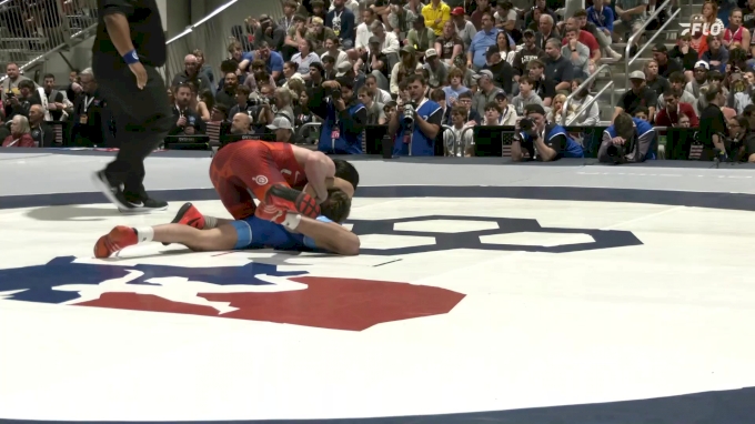 61 lbs 1st Place Match - Sam Herring, Young Guns Wrestling Club vs ...