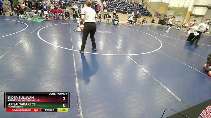 75 lbs Cons. Round 1 - Apisai Tabakece, Team Sublime vs Rider Sullivan, Grantsville Wrestling Club