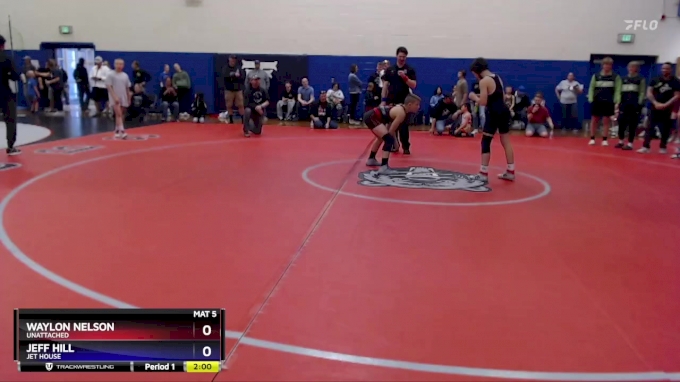 106 lbs Round 4 - Waylon Nelson, Unattached vs Jeff Hill, Jet House