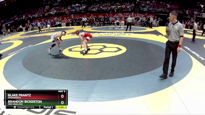 D1-106 lbs Semifinal - Blake Frantz, Wadsworth vs Brandon Bickerton ...